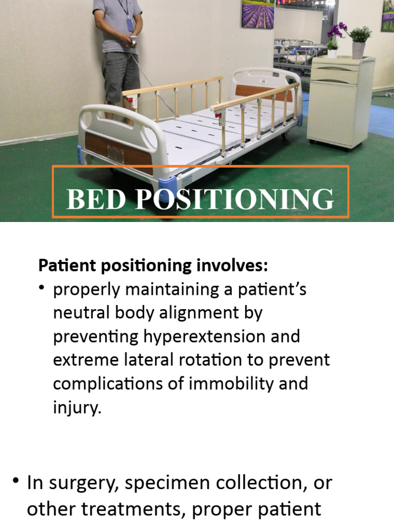 Bed Positioning With Diagnosis | PDF