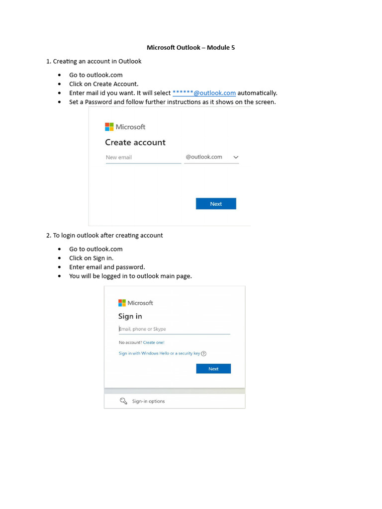 Microsoft Outlook | PDF
