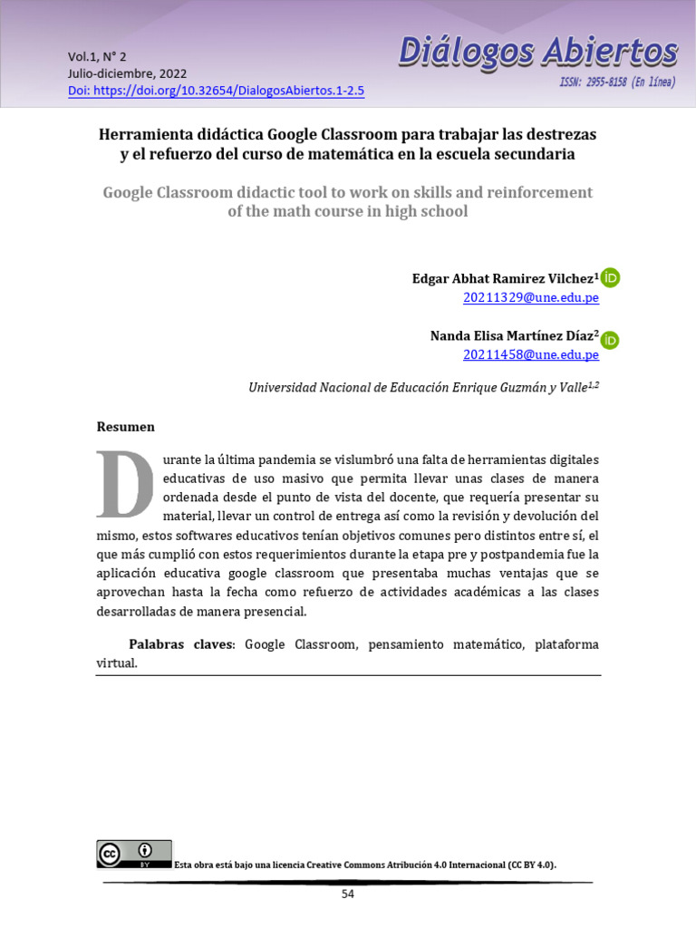 Articulo 5 - Google Classroom | PDF