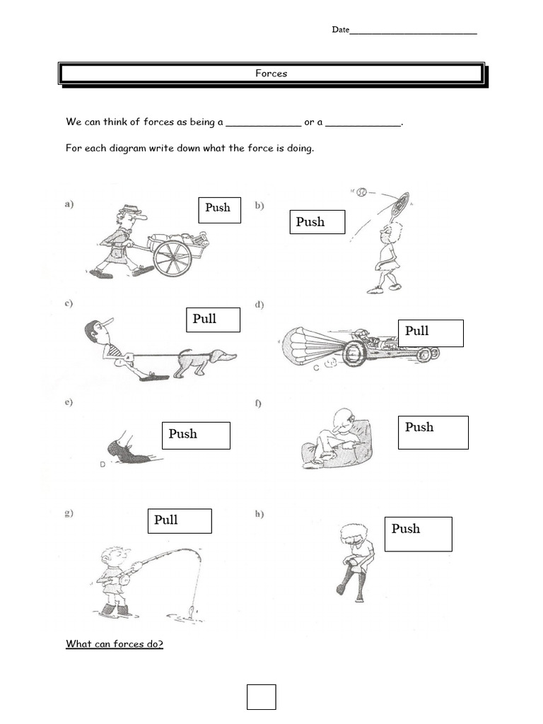 Introduction To Forces | PDF