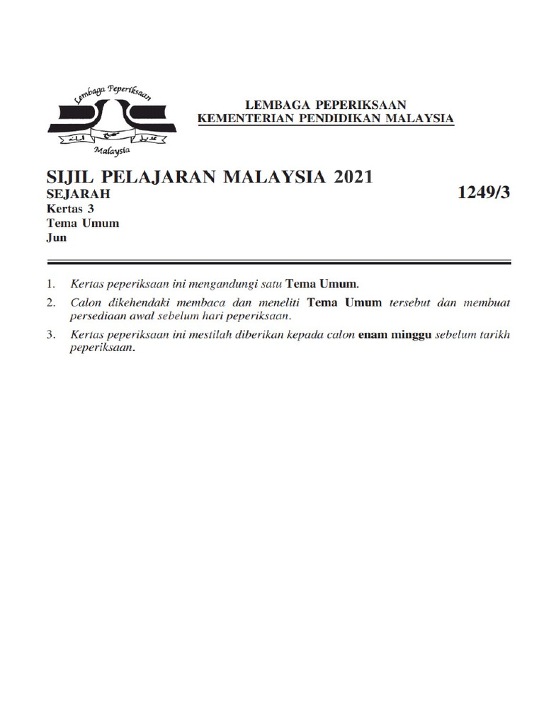 Soalan SPM Bocor | PDF
