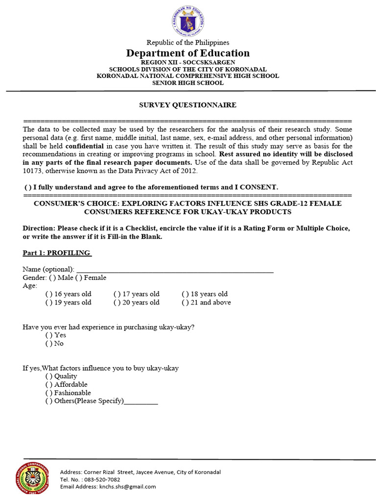 New Questioner | PDF