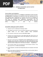 Esports - CODM Rules and Guidelines | PDF