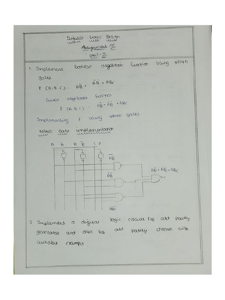 DLD Assignment 2 | PDF
