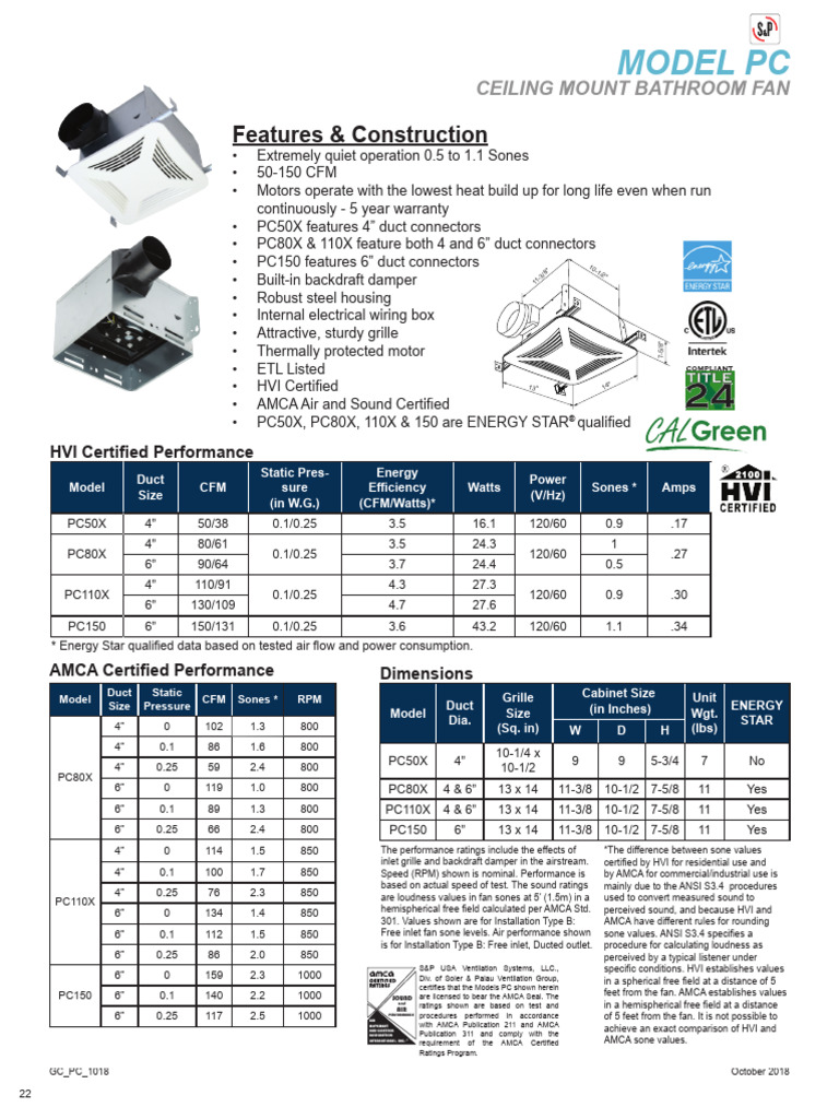 Equipment Technical Sheets | PDF
