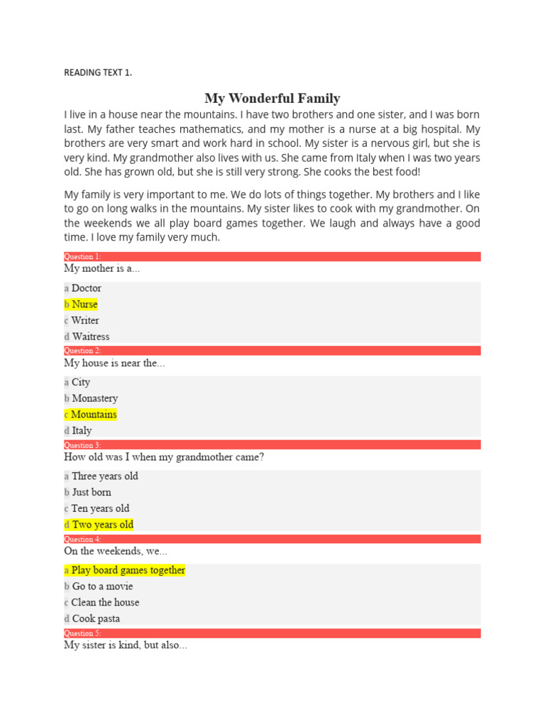 Reading Text 1 | PDF