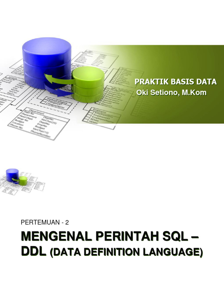 2 - PBD - Perintah-Perintah DDL | PDF