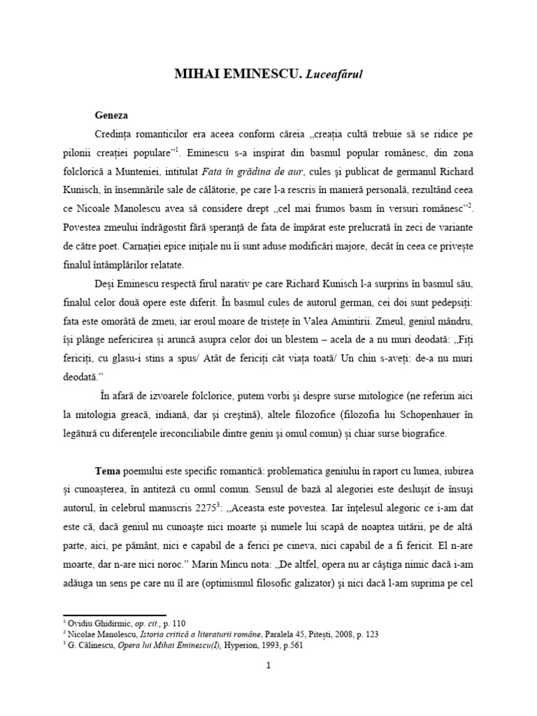 Eminescu | PDF