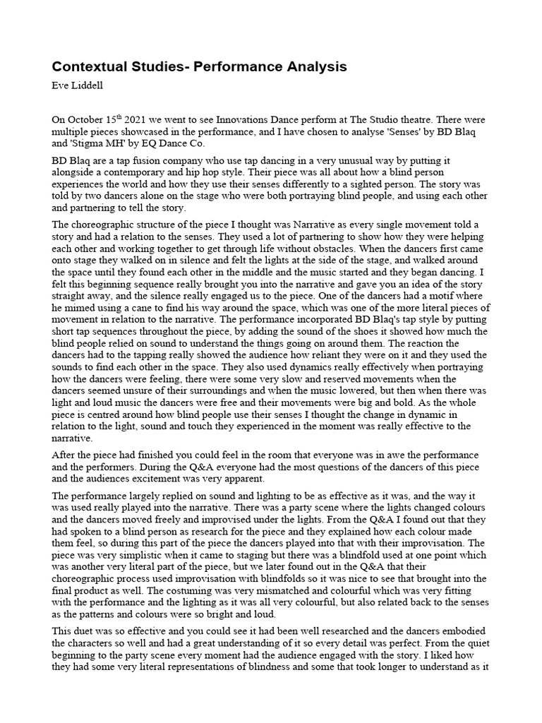 Performance Analysis | PDF