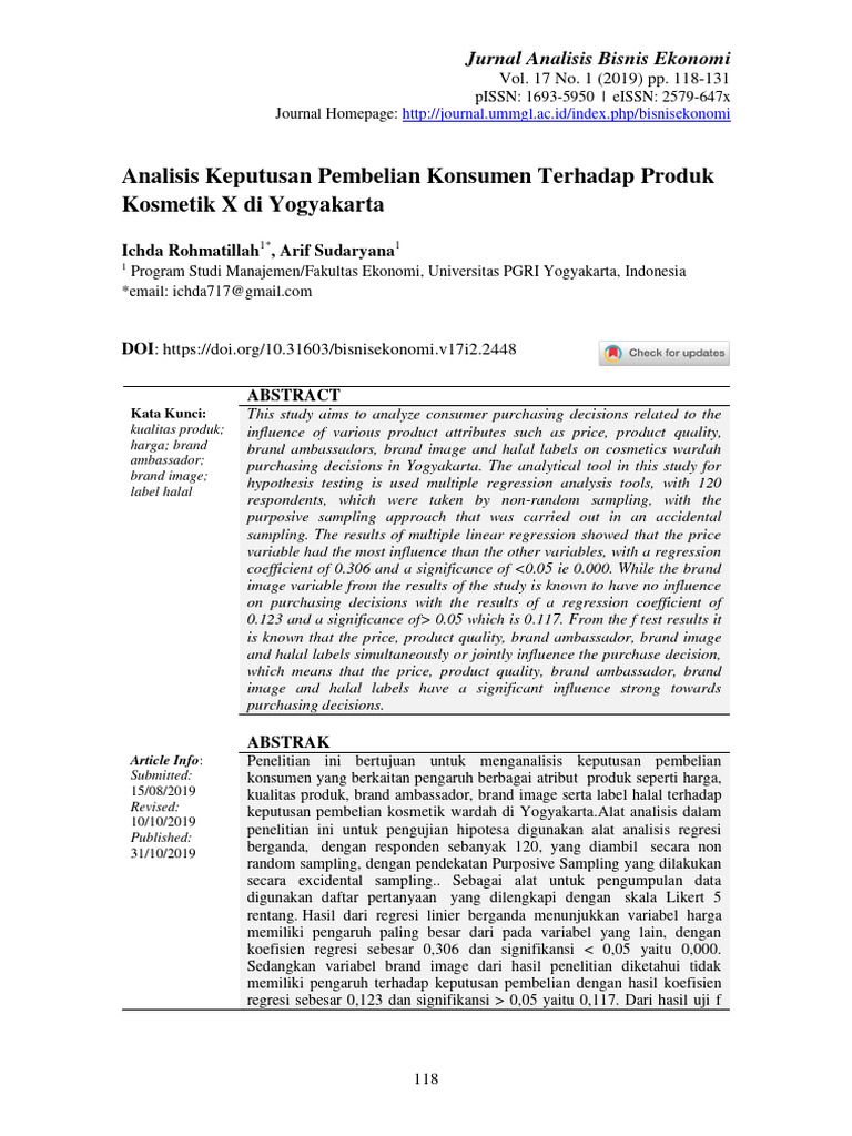 Ichda Rohmatillah, Arif Sudaryana | PDF
