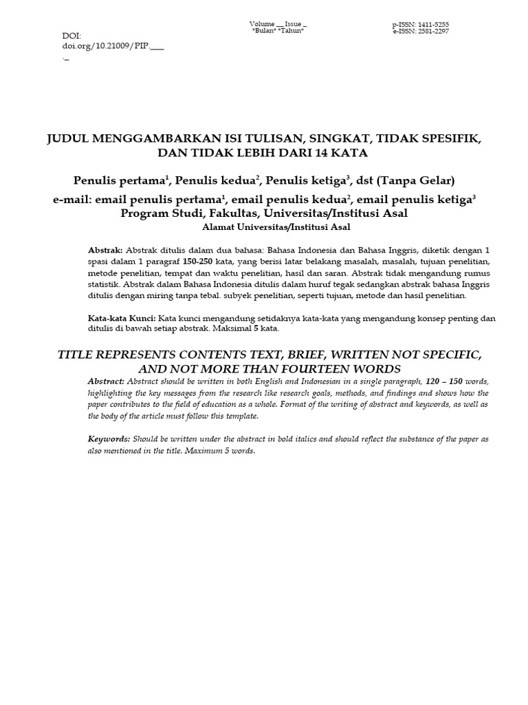 MANUSCRIPT TEMPLATE | PDF