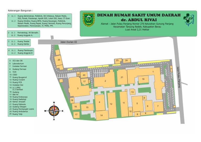 Denah RSUD Abdul Rivai | PDF
