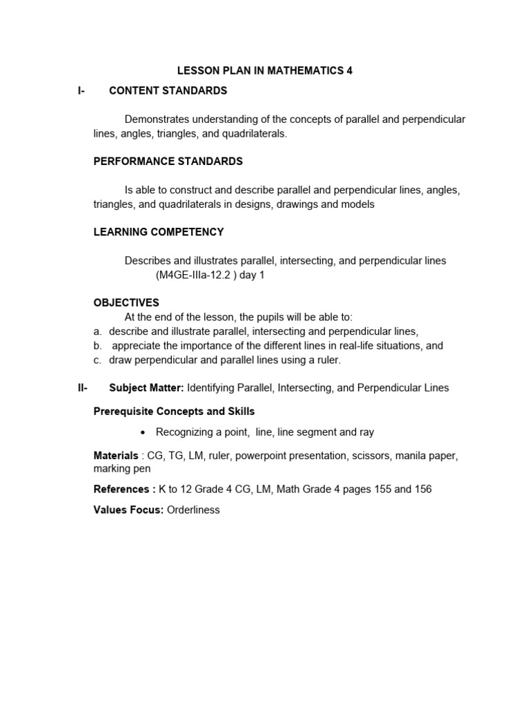 Cot Math4 q3 Week 1 | PDF