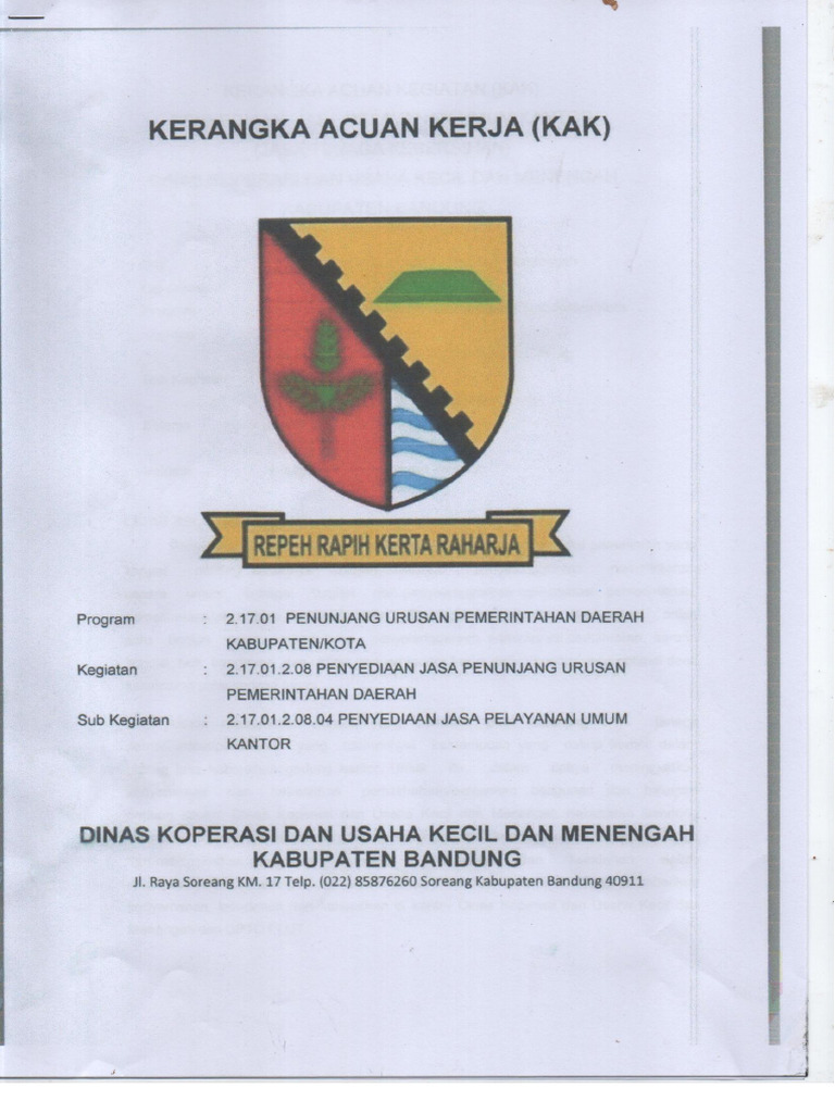 Kak Ukm Koperasi Jasa Kebersihan | PDF