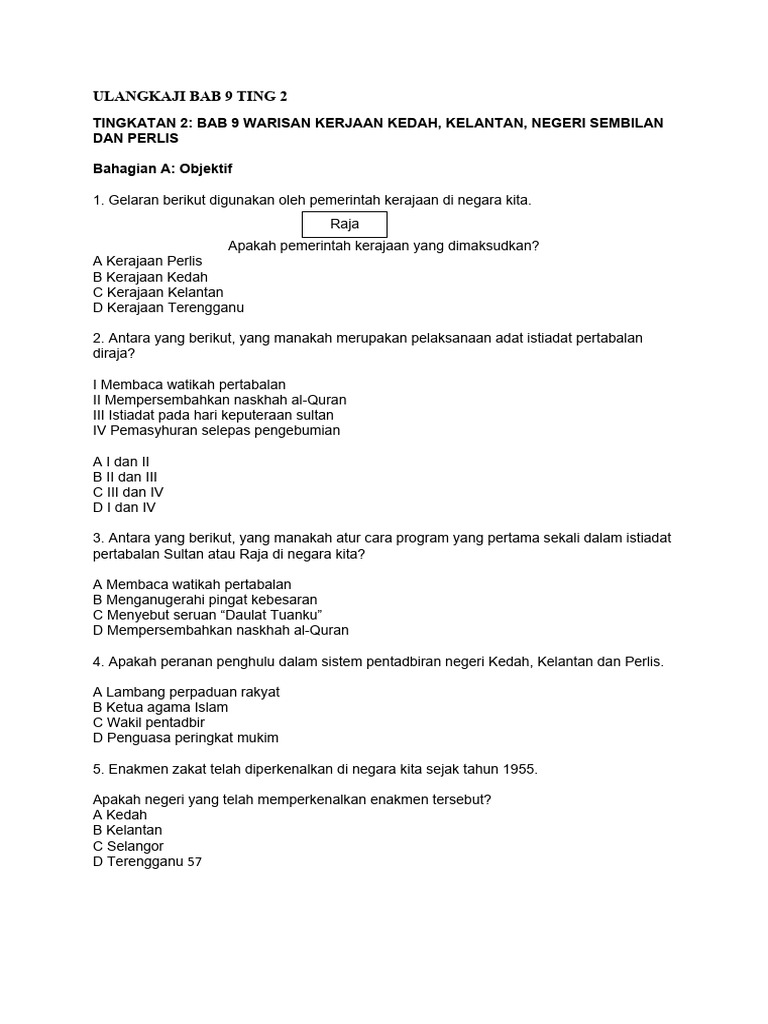 Ulangkaji Bab 9 T2 30 Dis 23 | PDF