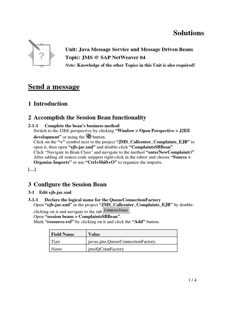 05 JMS and MDB SOL | PDF