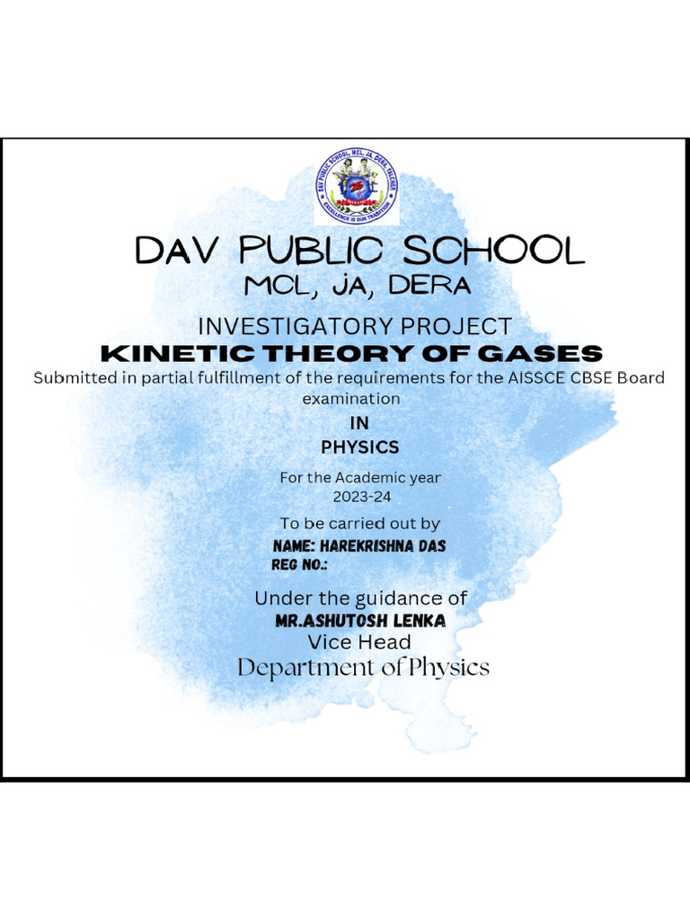 Investigatory Project Physics | PDF