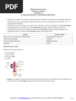 Class 11 Chapter 16 Excretory Products and Their Elimination Notes PDF ...