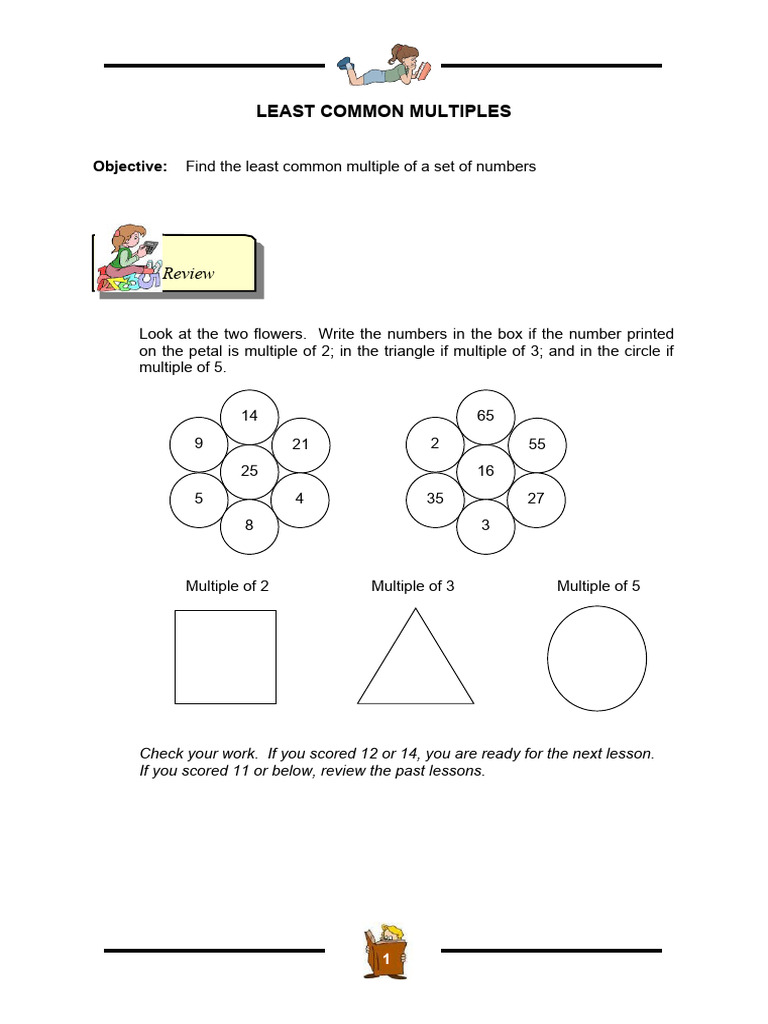 3. LEAST COMMON MULTIPLES | PDF