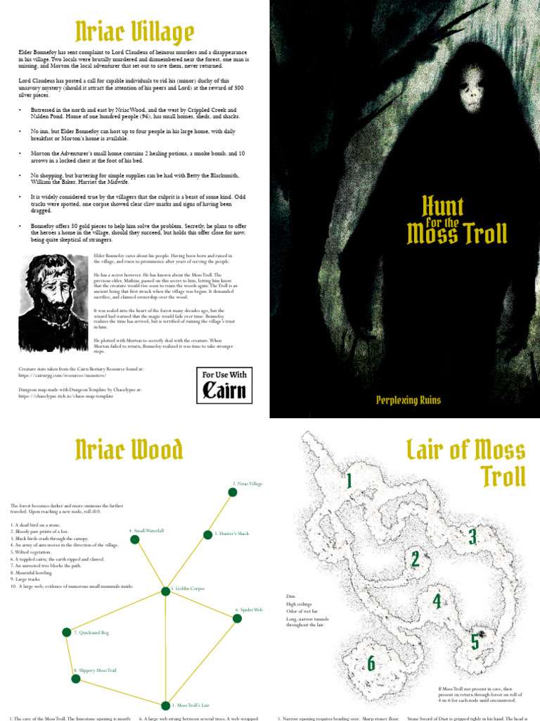 Hunt For The Moss Troll | PDF