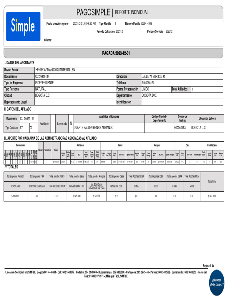 SS Henry Duarte | PDF