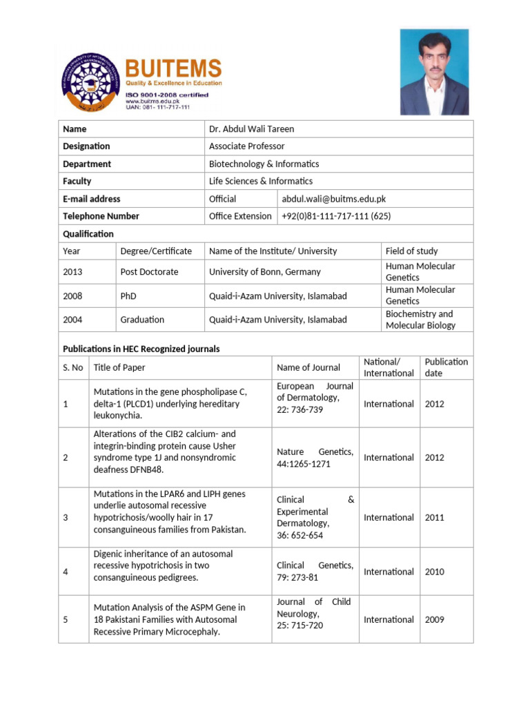 Name Designation Department Faculty E-Mail Address Telephone Number ...