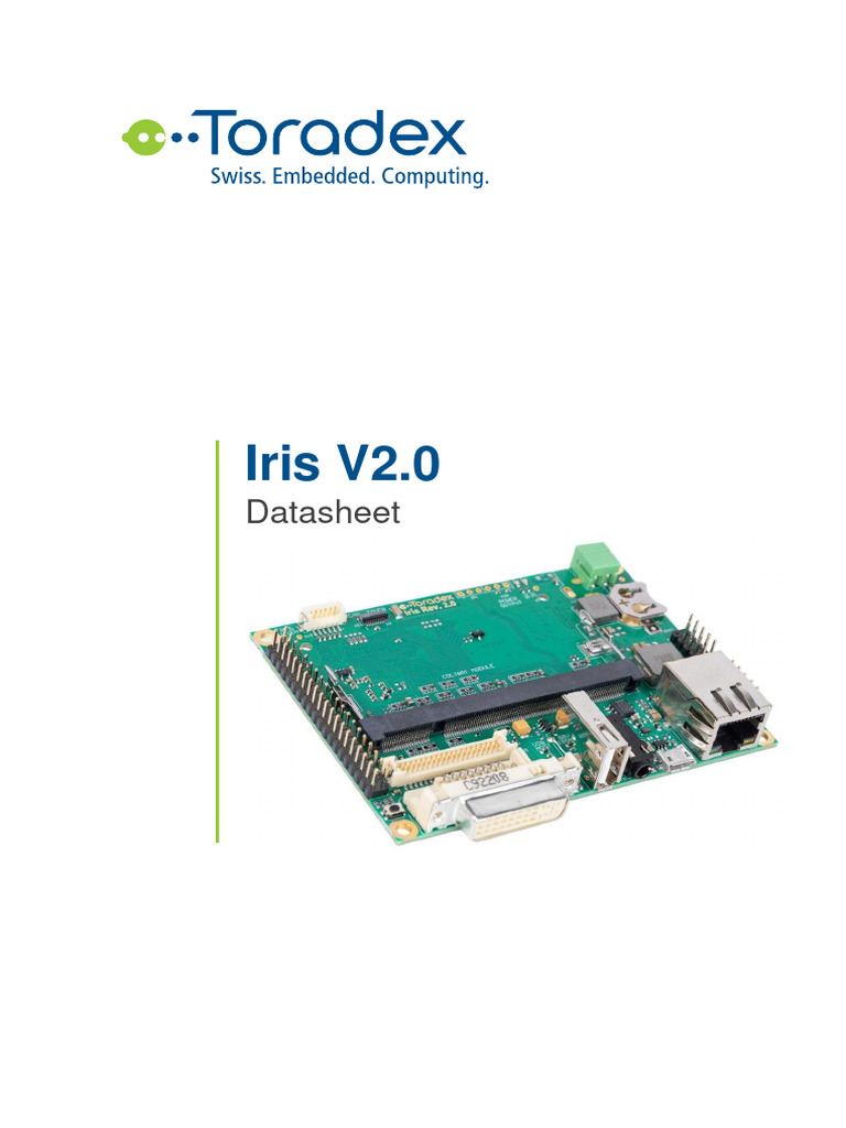 Public-Documentation Technical-Datasheets Iris-V2.0 Colibri Arm Iris Carrier Board Datasheet ...