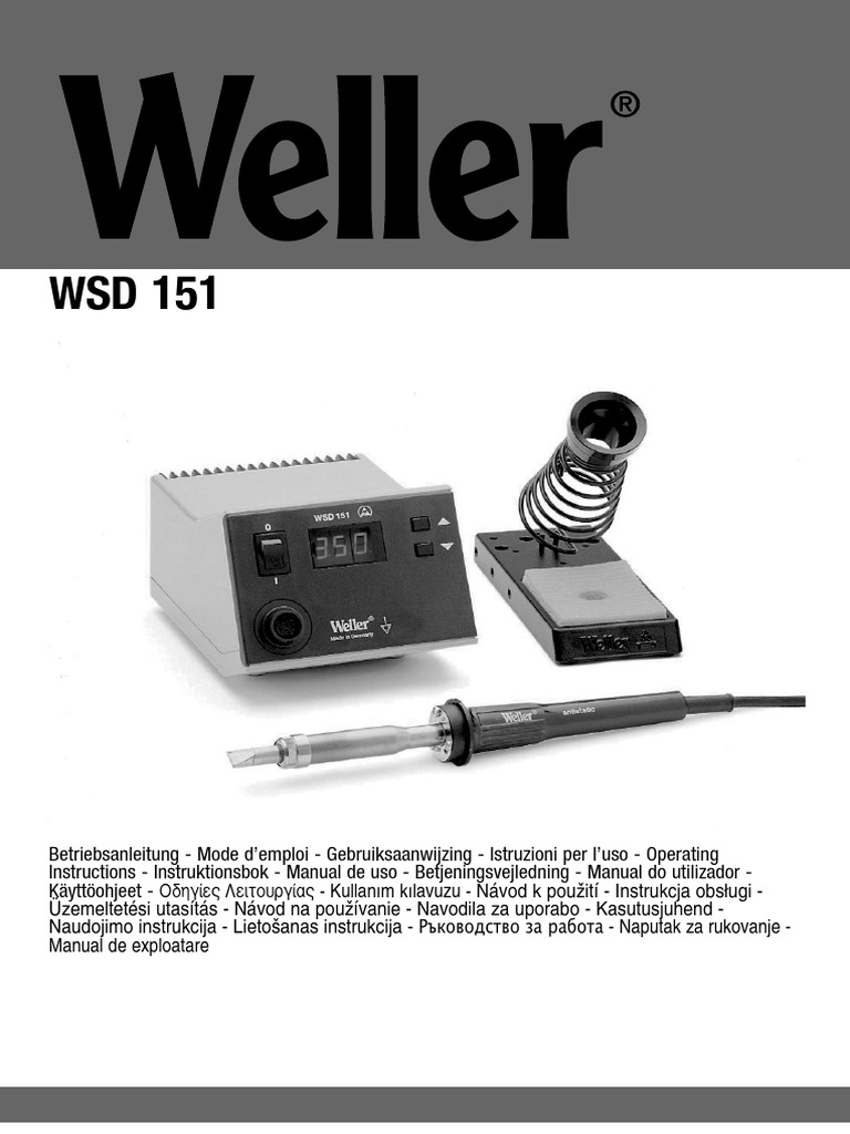 WSD151 Eng Man | PDF