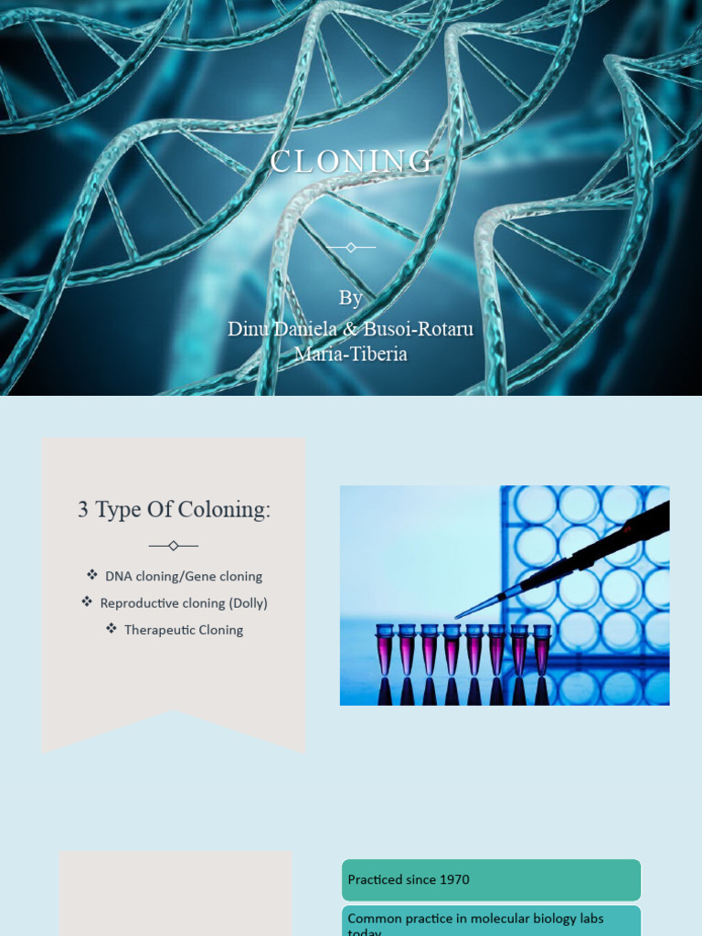 Presentation 3 | PDF | Cloning | Reproduction