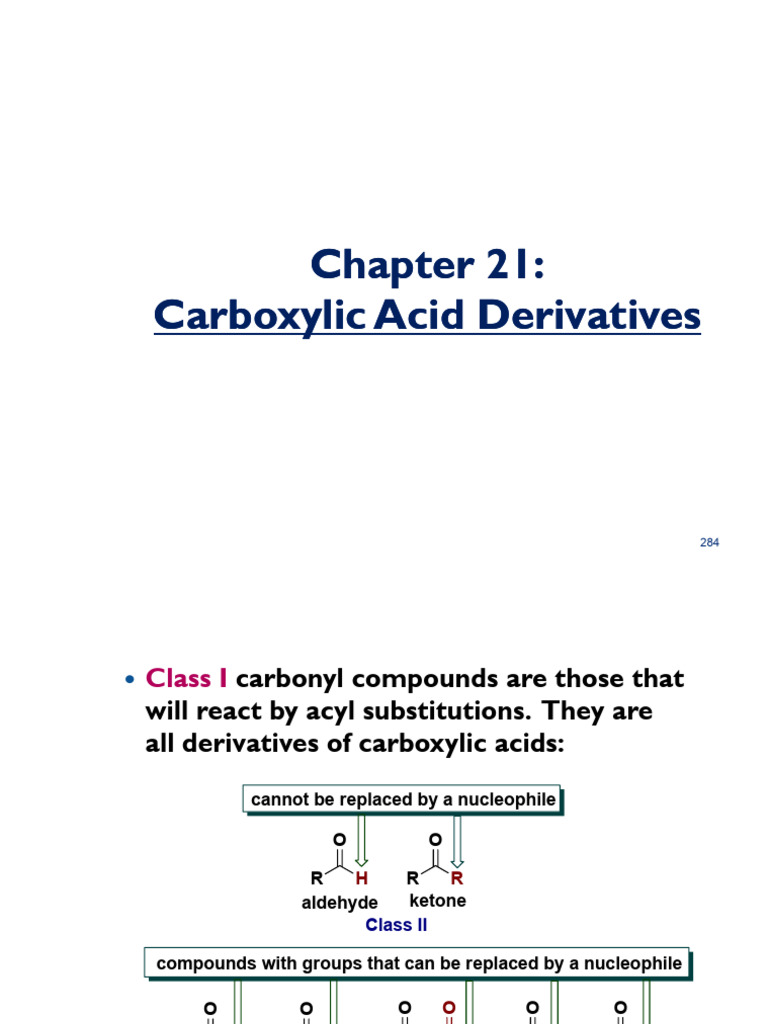 Chapter 21 Acid Derivatives | PDF