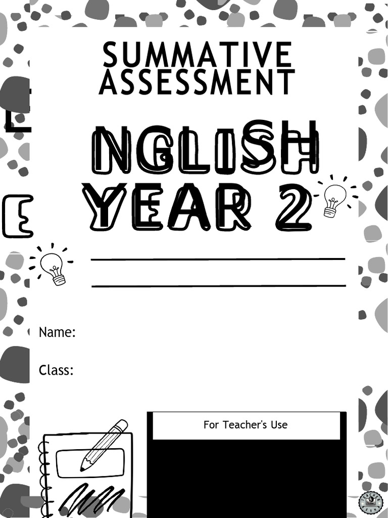 Year 2 Summative Test | PDF