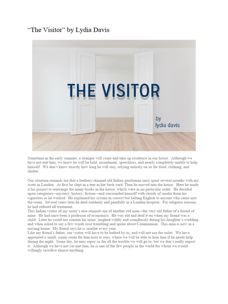 The Visitor | PDF