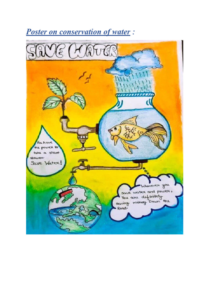 Water Conservation Tips Poster | PDF | Home & Garden | Wellness
