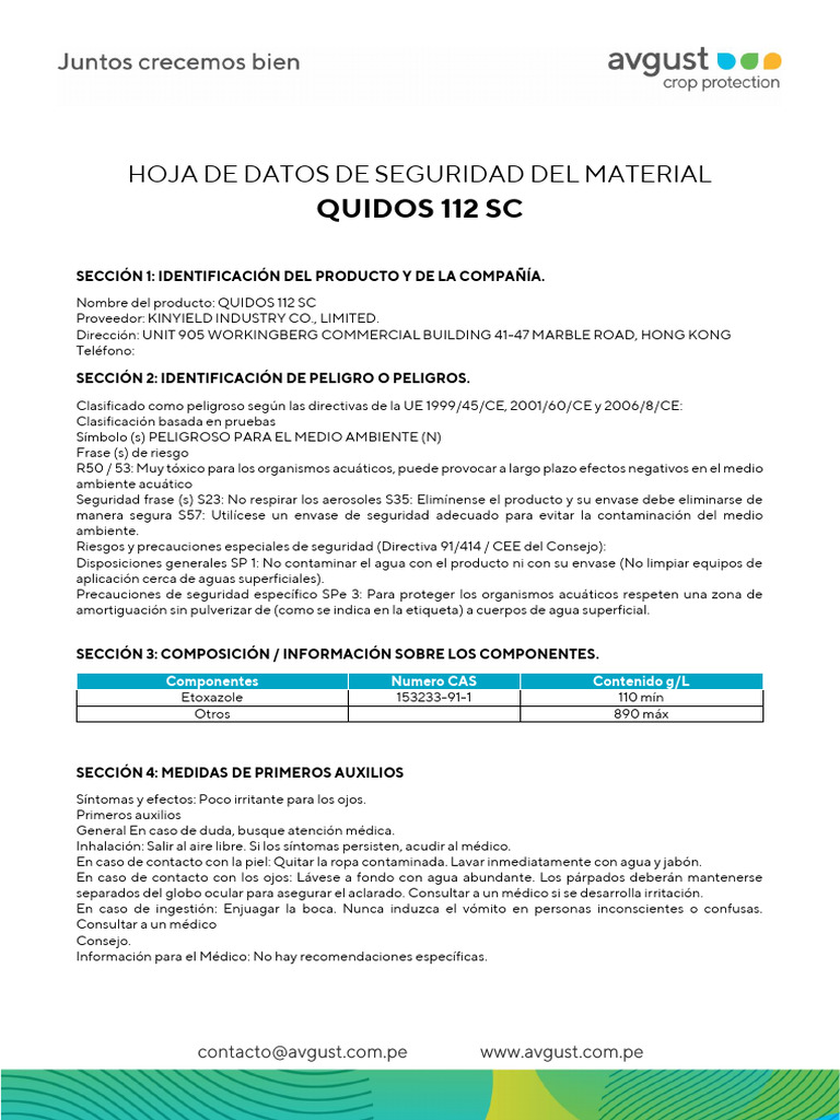 HS Quidos 112 SC - 1 | PDF
