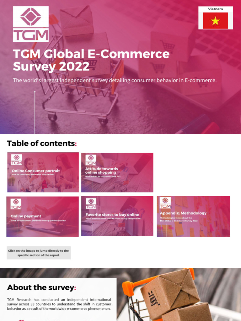 TGM Global E-Commerce Survey 2022 | PDF
