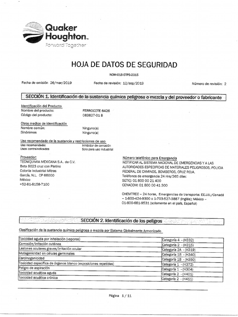 Ferrocote 6426 | PDF