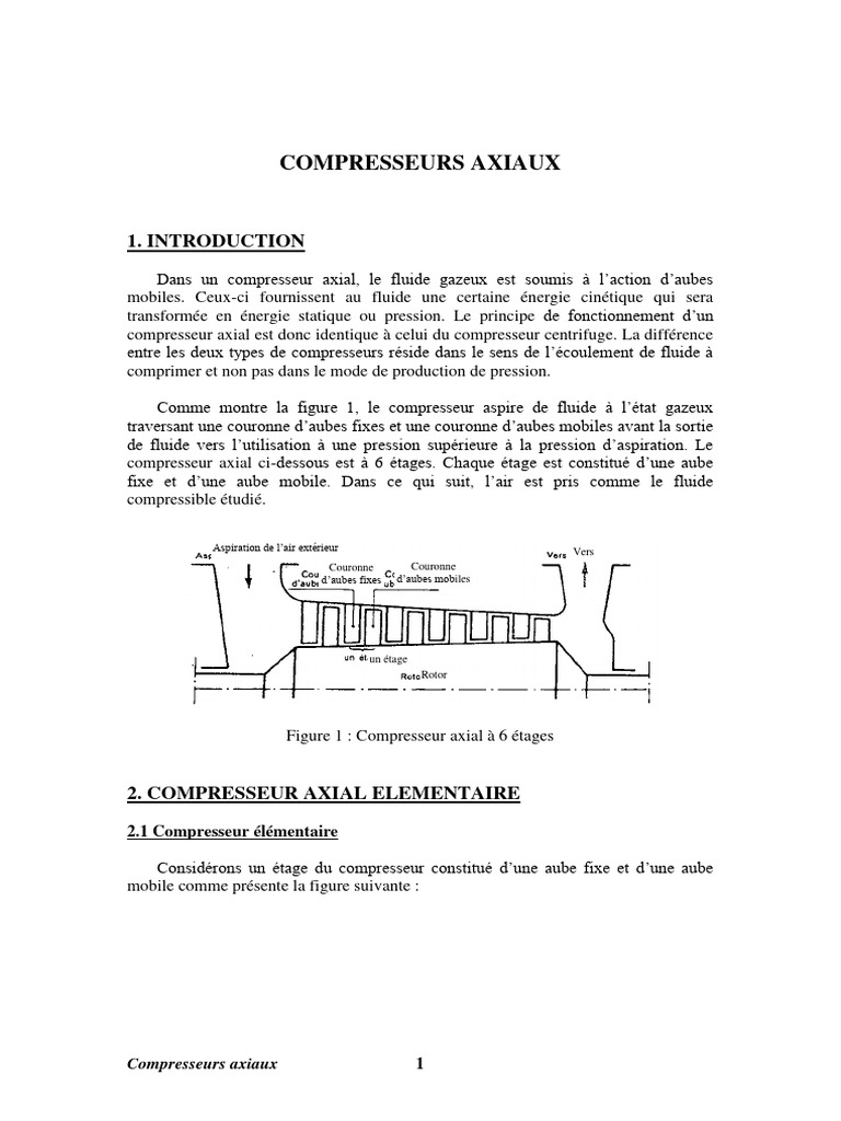 Compresseurs Axiaux | PDF