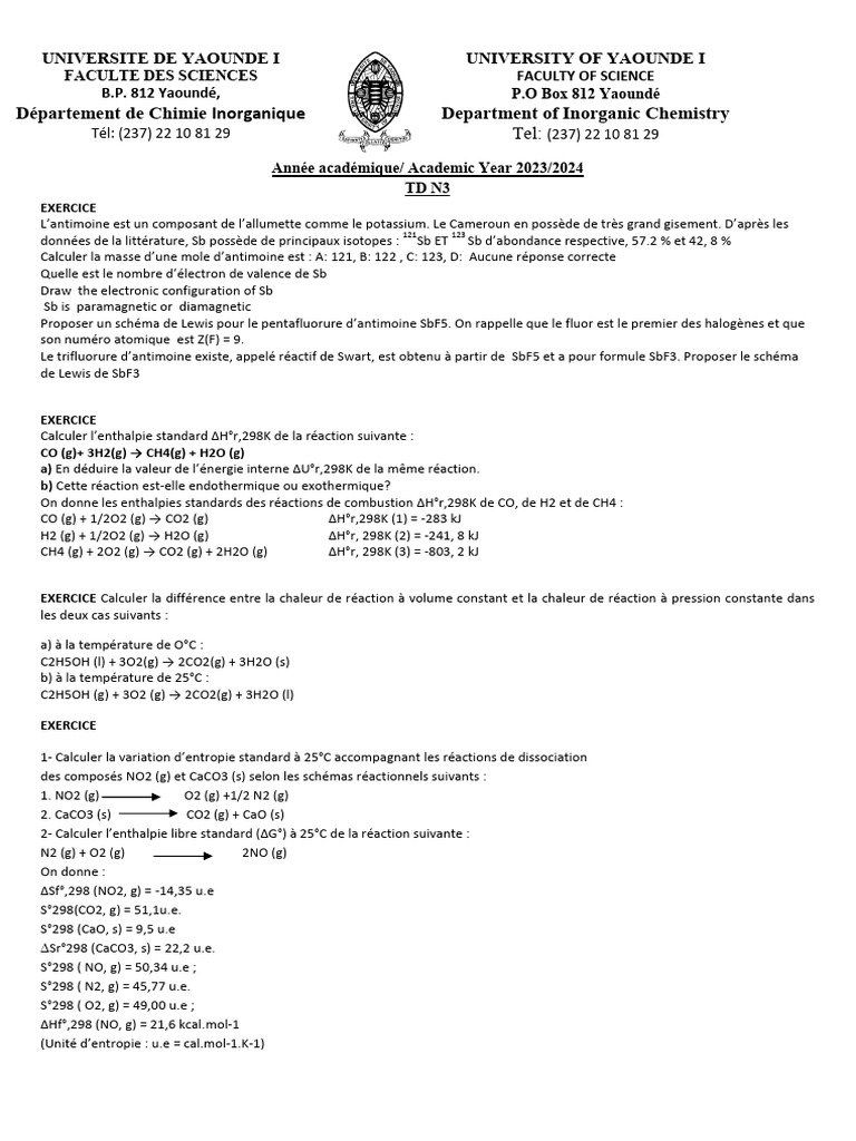 Schéma de Lewis pour SbF5 | PDF