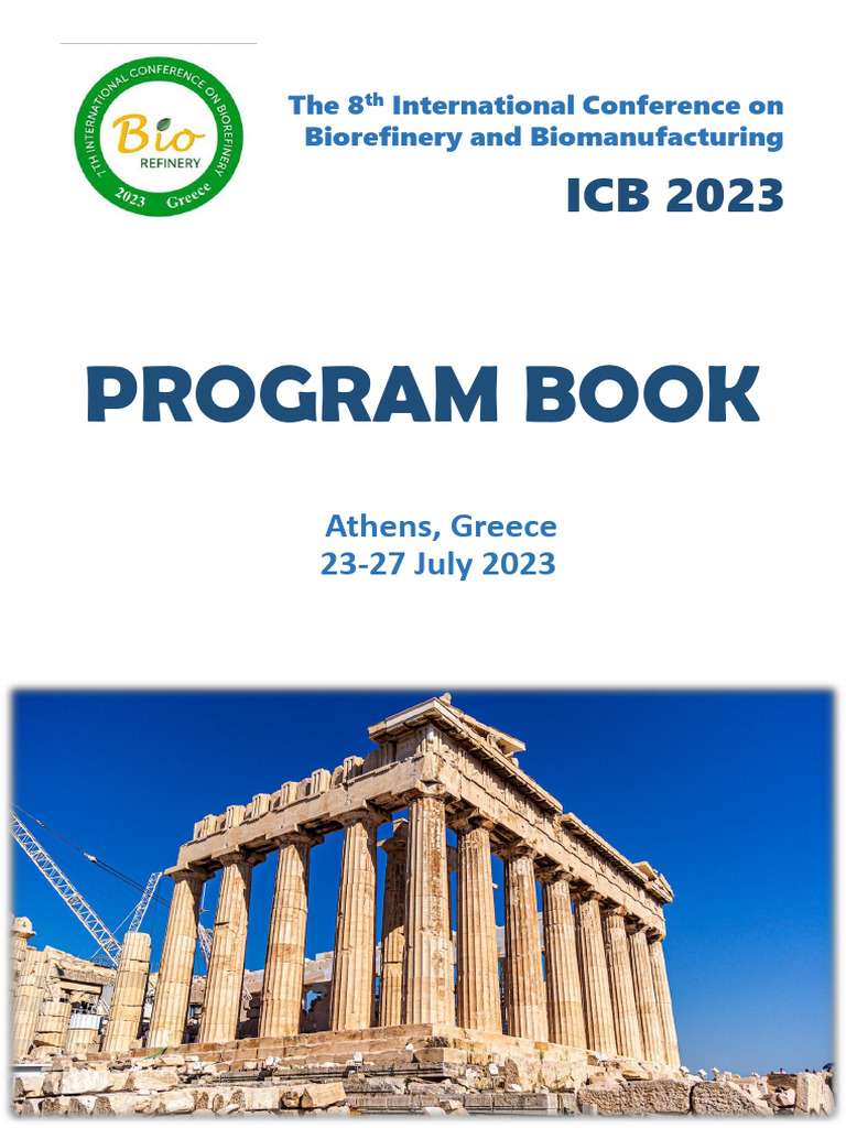 Program Book 希腊 打印版10 | PDF | Metabolism | Catalysis