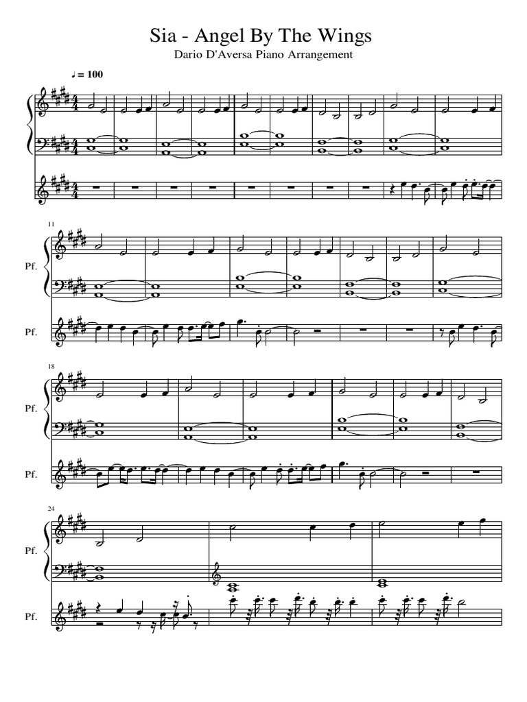 Sia - Angel by The Wings | PDF