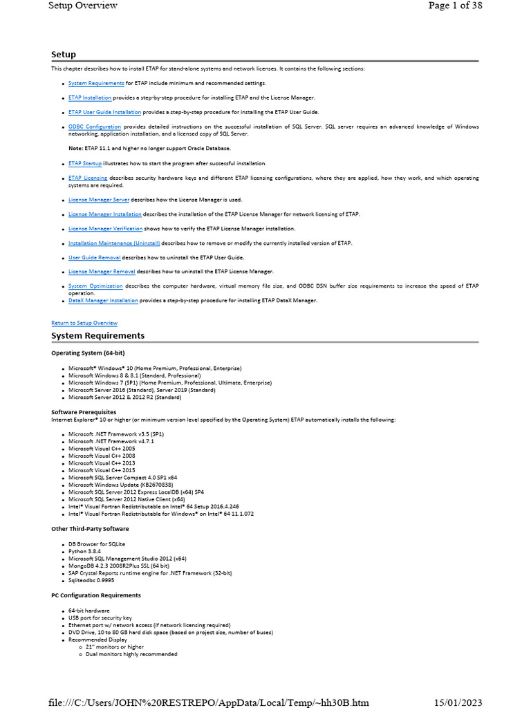 02 Setup | PDF | Installation (Computer Programs) | Microsoft Windows