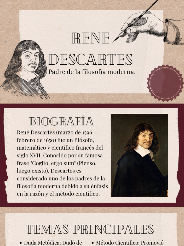 René Descartes: Padre de la Filosofía Moderna | PDF