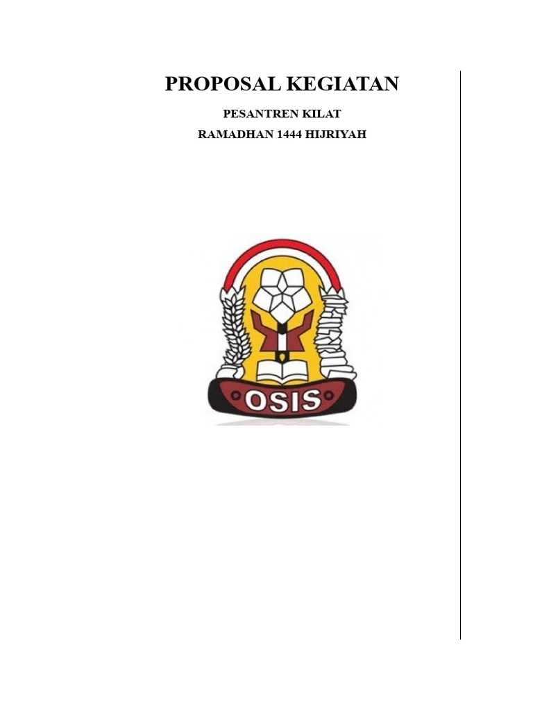 Proposal Sanlat 2023 | PDF