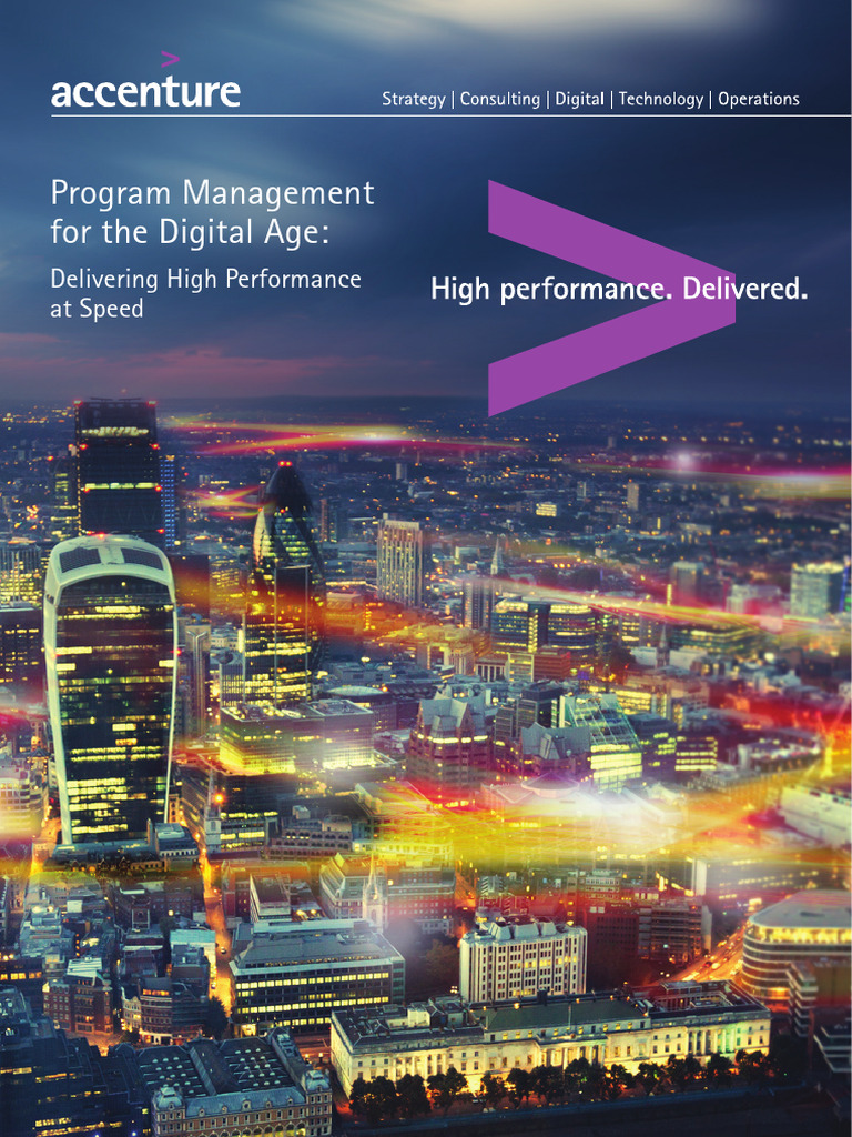 Program Management in Digital Age | PDF