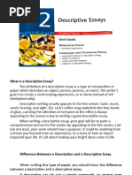 Examples of A 3 Paragraph Descriptive Essay | PDF | Essays | Experience