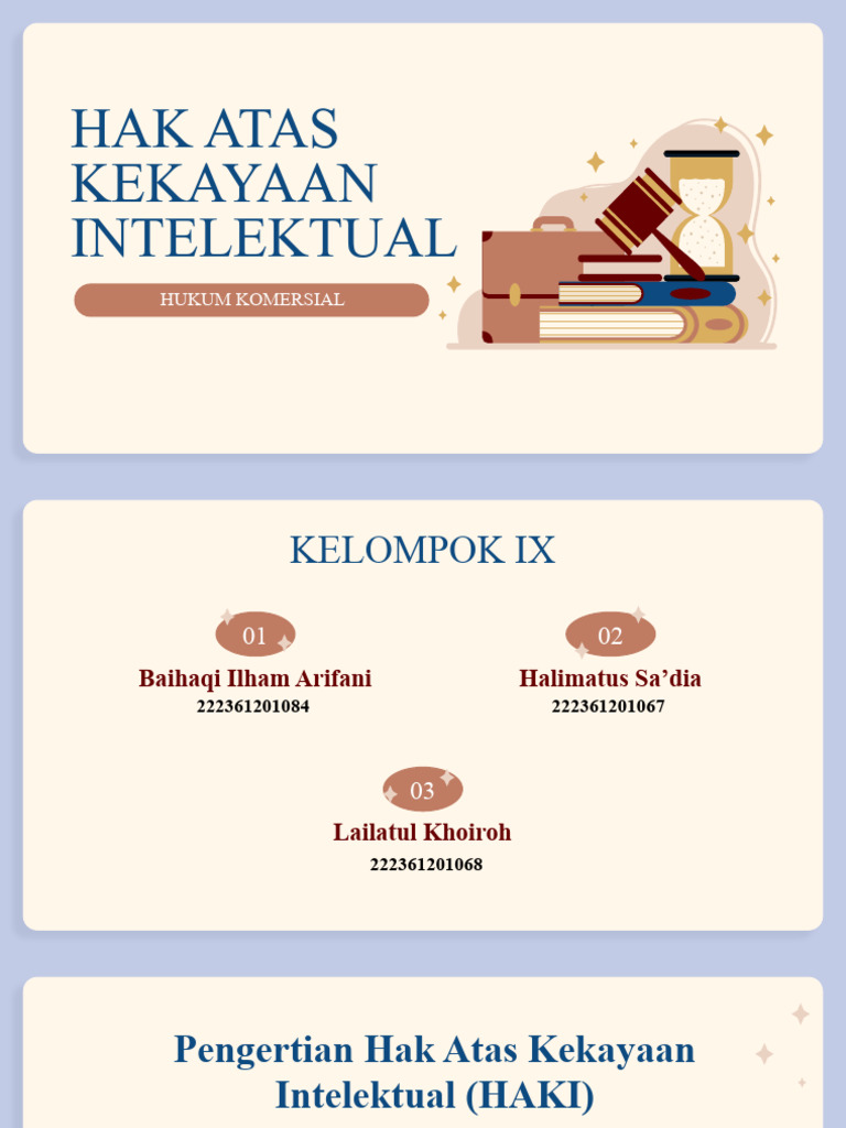 Kel 9 Tentang Haki | PDF