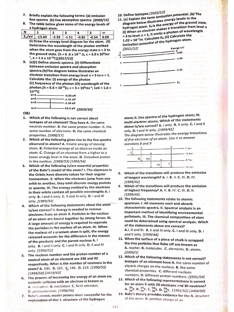121-126 Prep50 Physics | PDF