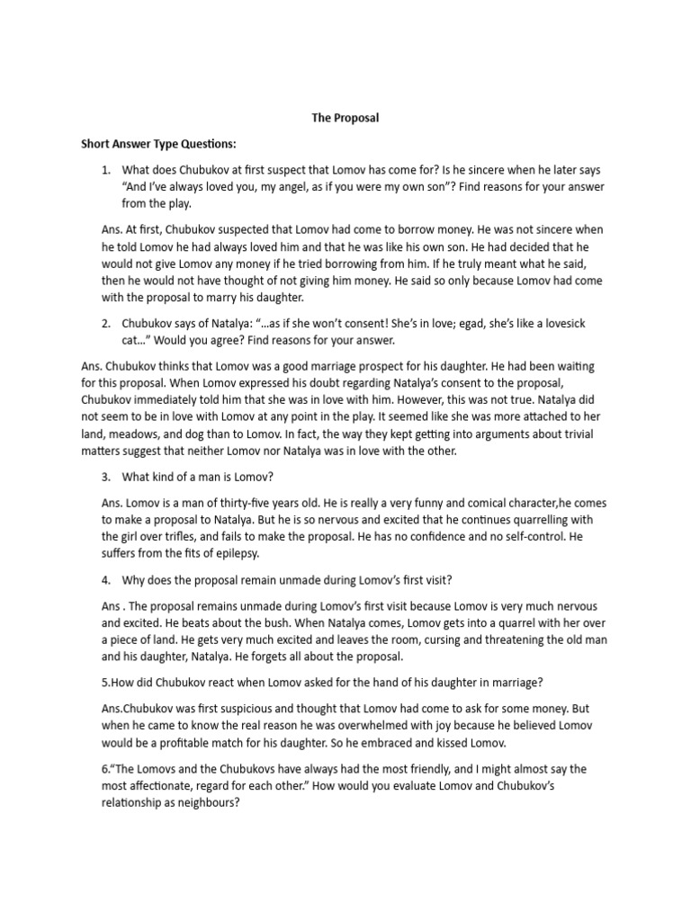 The Proposal Notes | PDF