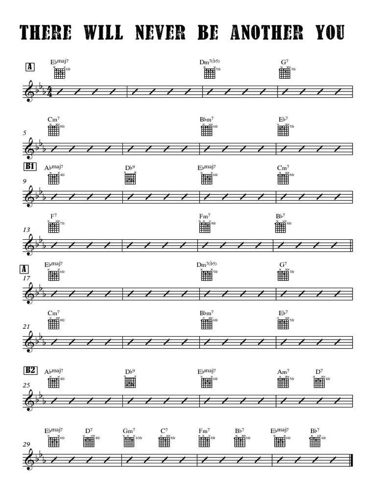 There Will Never Be Another You Chart1 | PDF