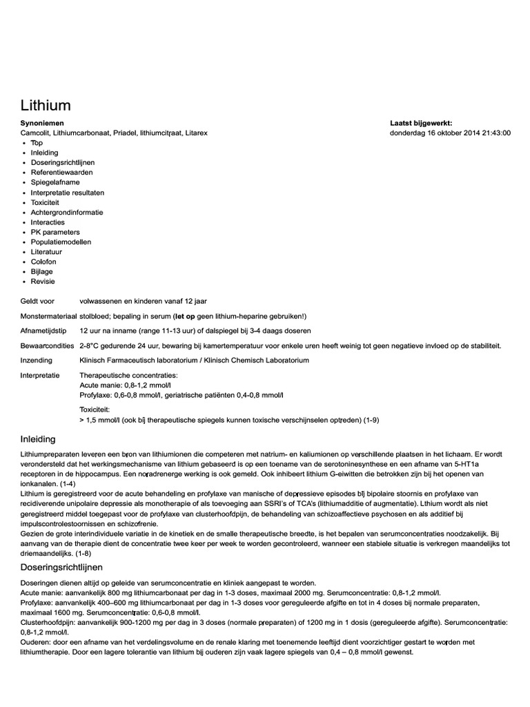 Lithium | PDF